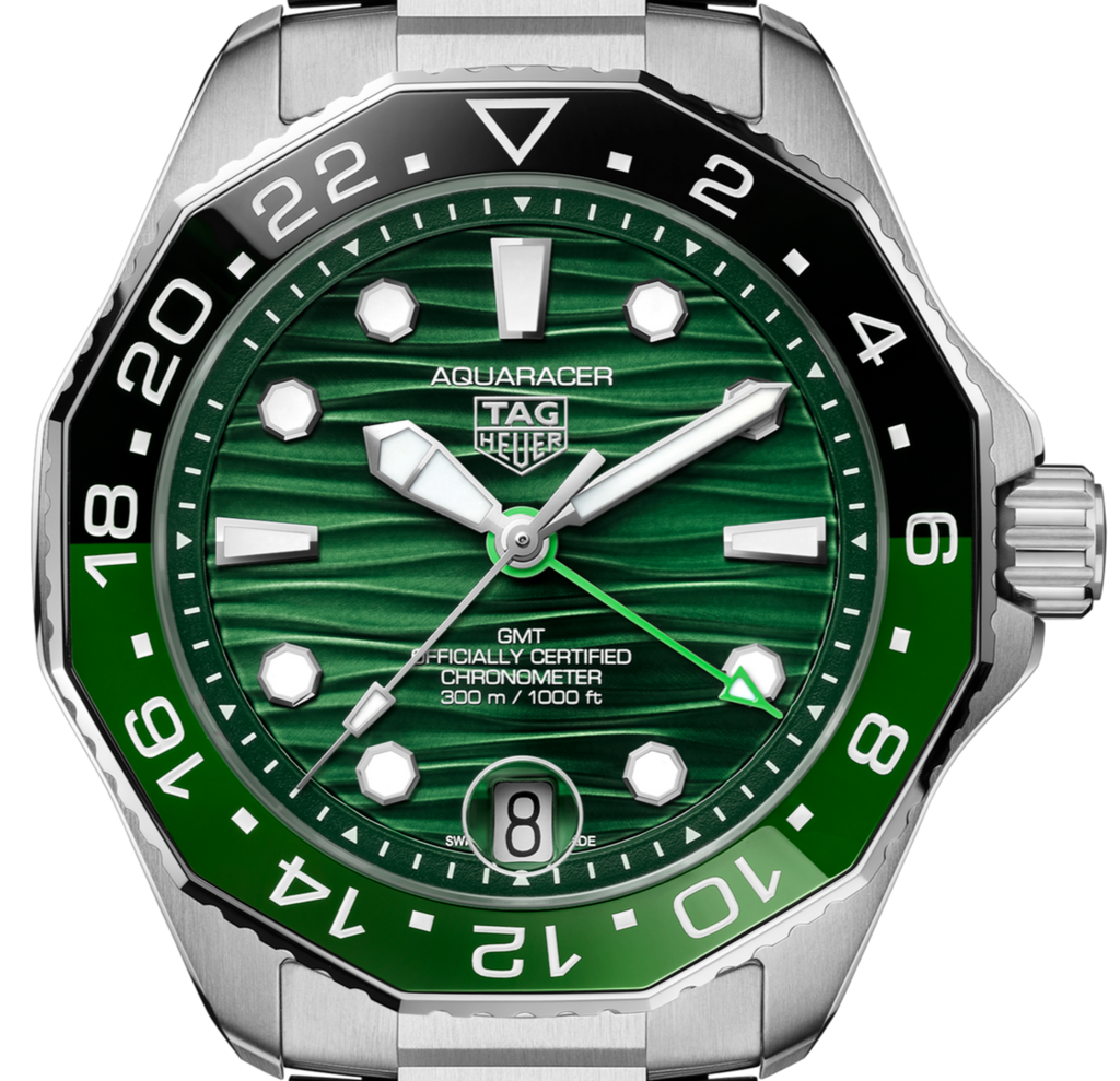 TAG Heuer Aquaracer 300 Green dial 42mm WBP5115.BA0013 – HT llc