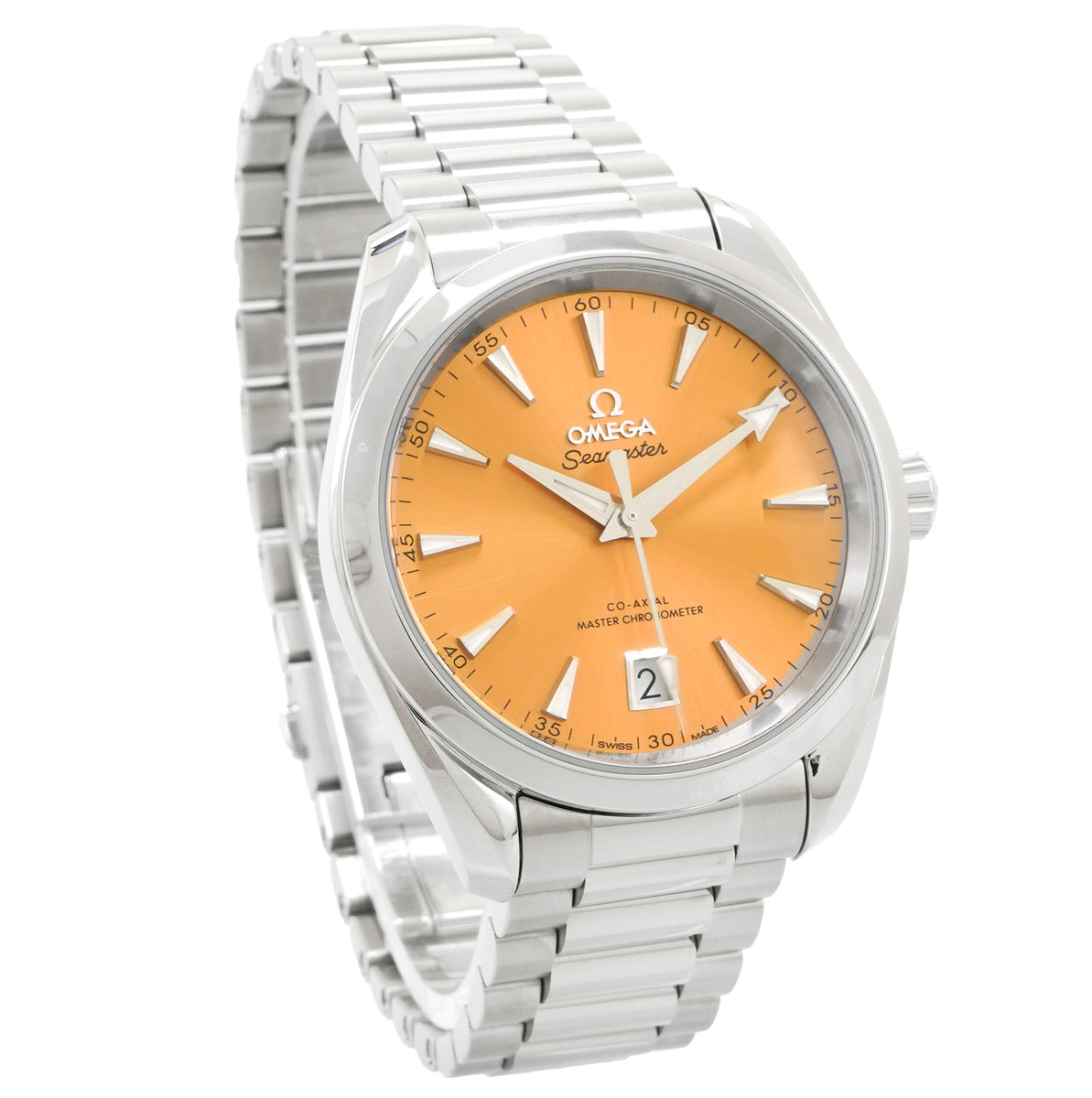 Omega Seamaster Aqua Terra 150M Chronometer Saffron 38mm 220.10.38.20 ...