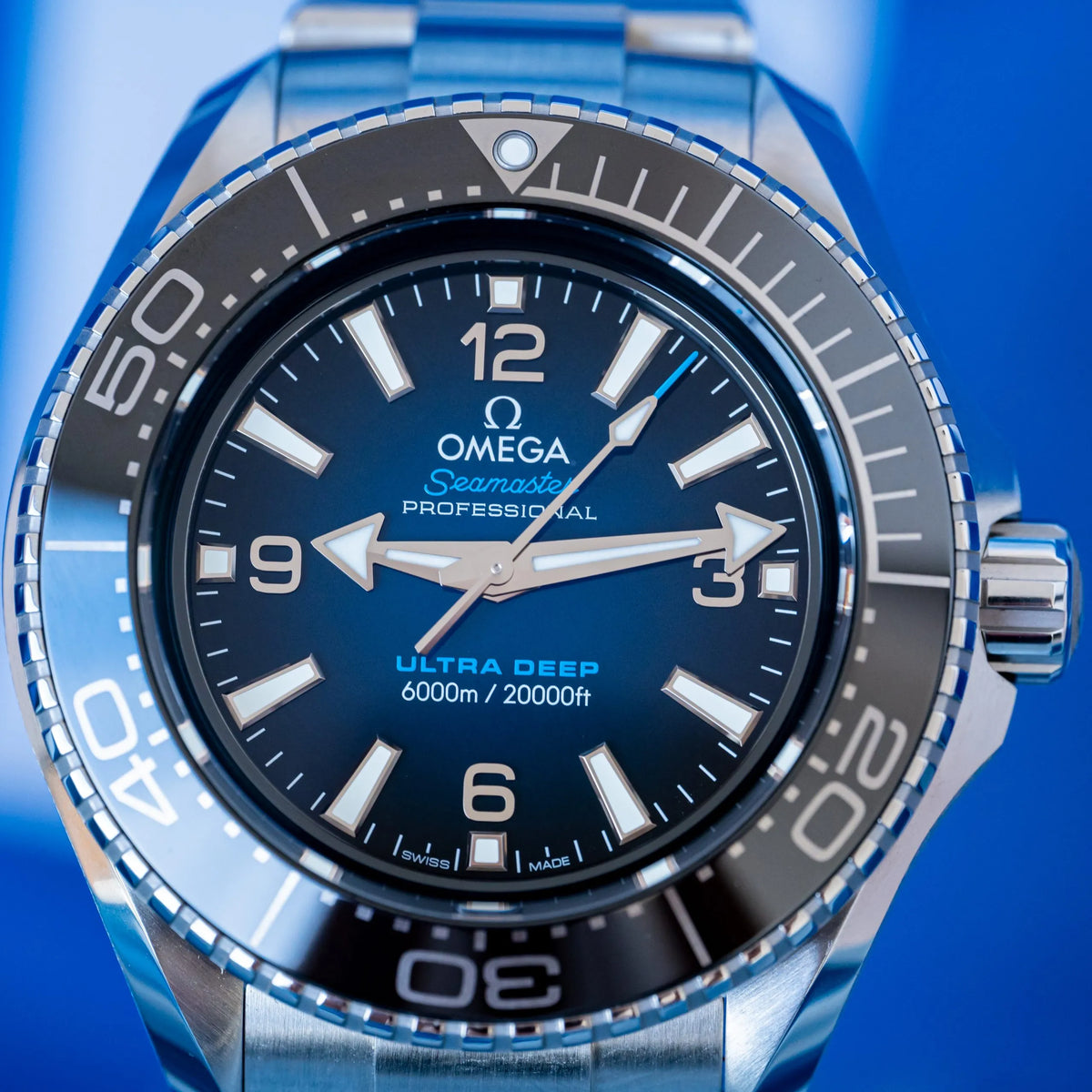Omega Seamaster Planet Ocean 6000m | Men's Dive Watch | Harley's Time ...