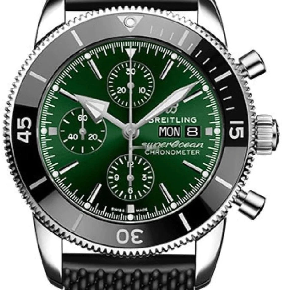Breitling Superocean Heritage Chronograph Green dial 44mm A13313121L1S ...