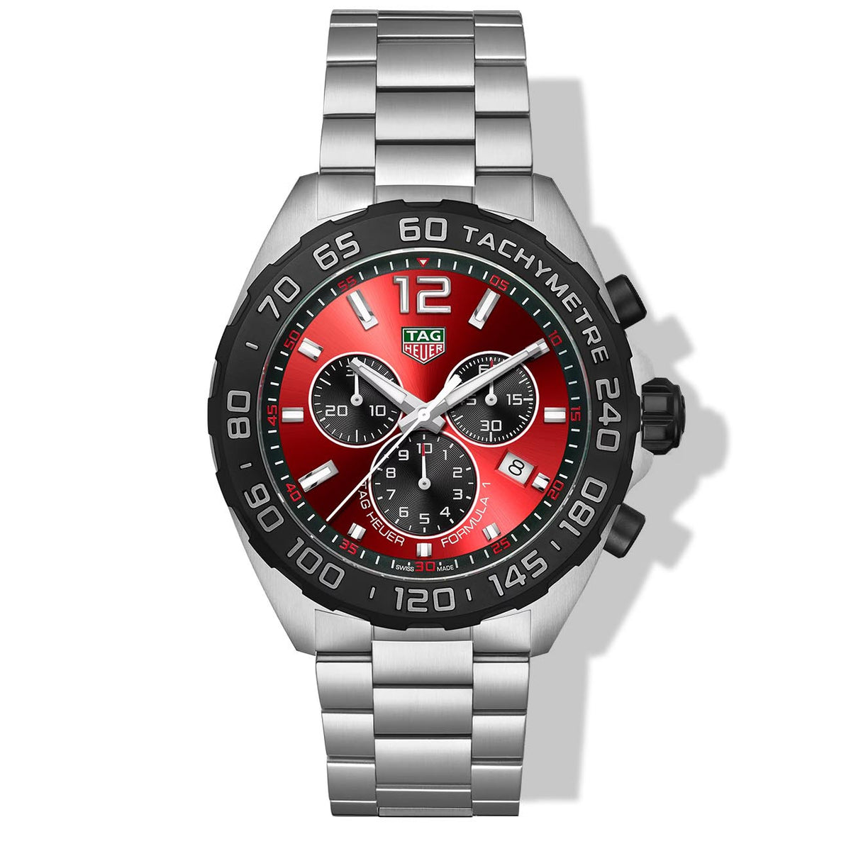 TAG Heuer Formula 1 Chronograph Red dial 43mm CAZ101AN.BA0842 – HT llc
